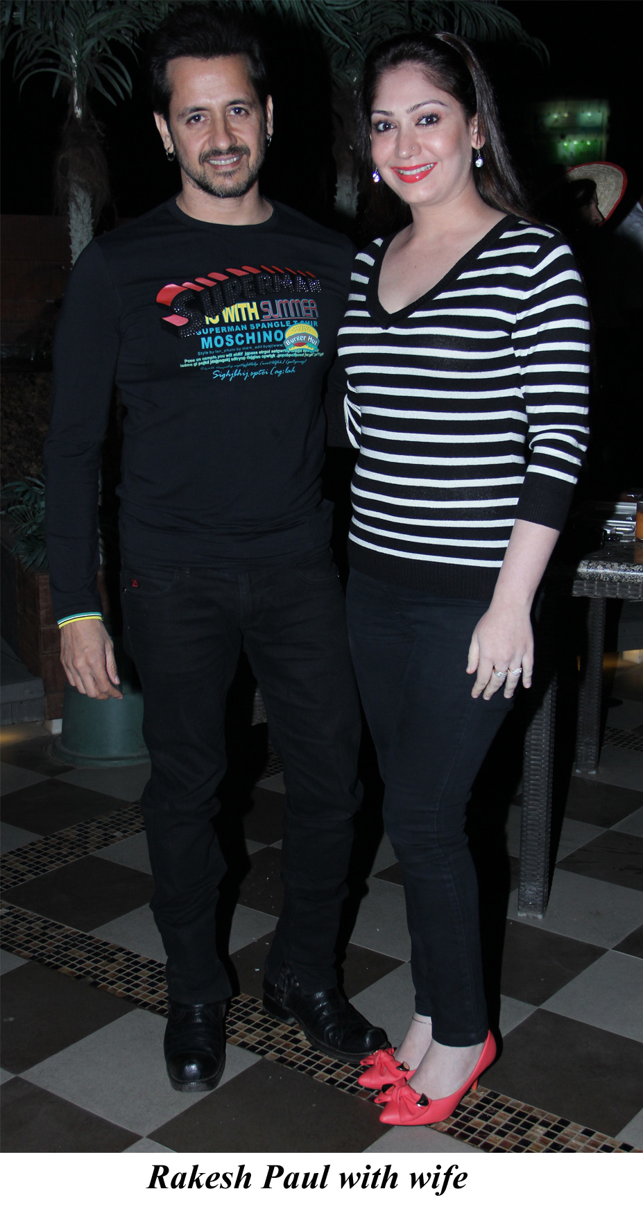 Rakesh Paul with wife at the Mexican Food festival in 180 degrees restaurant on 26th Jan 2013 ...